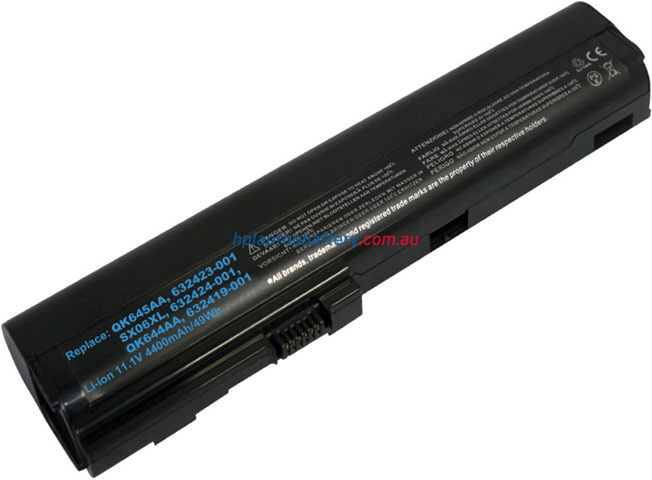 battery for HP EliteBook 2570P laptop,4400mAh replacement HP EliteBook ...