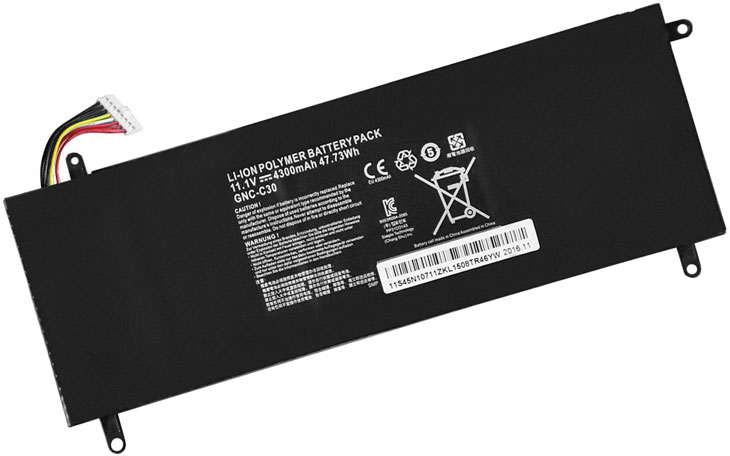 battery for Gigabyte GNC-C30 laptop,47.73Wh replacement Gigabyte GNC ...