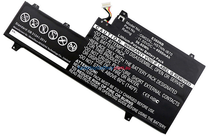 battery for HP EliteBook X360 1030 G2 laptop,57Wh replacement HP ...